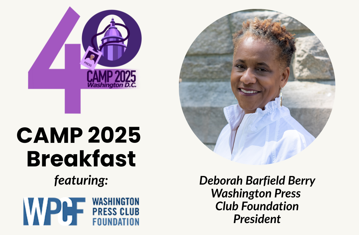JAWS CAMP 2025: Breakfast with Washington Press Club Foundation ...
