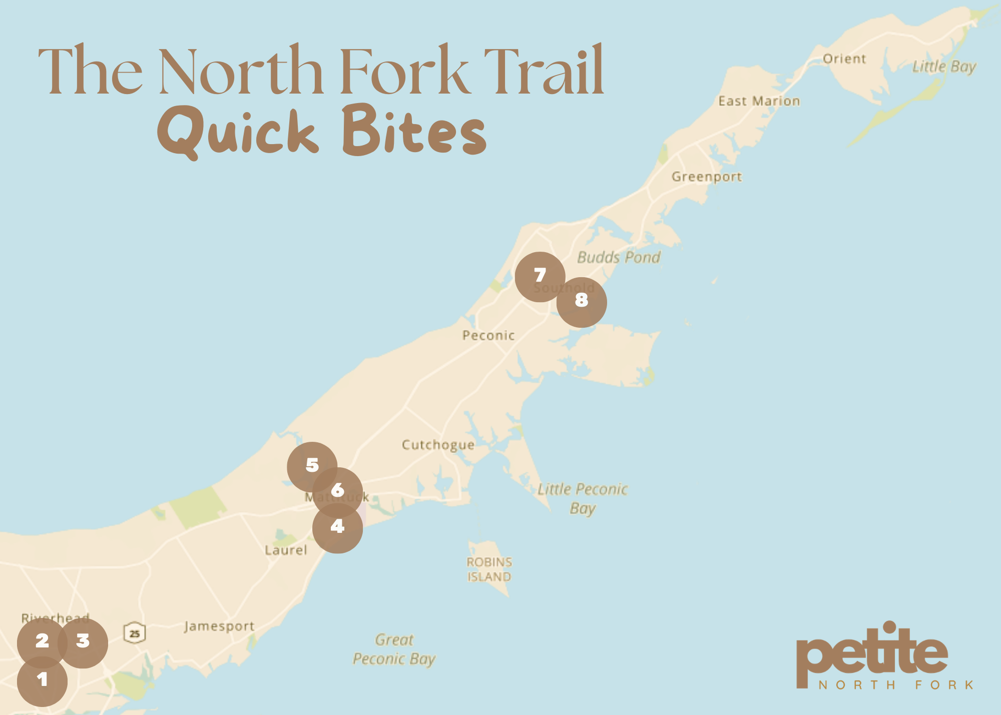 The North Fork Trail spotlights Quick Bites — Petite North Fork