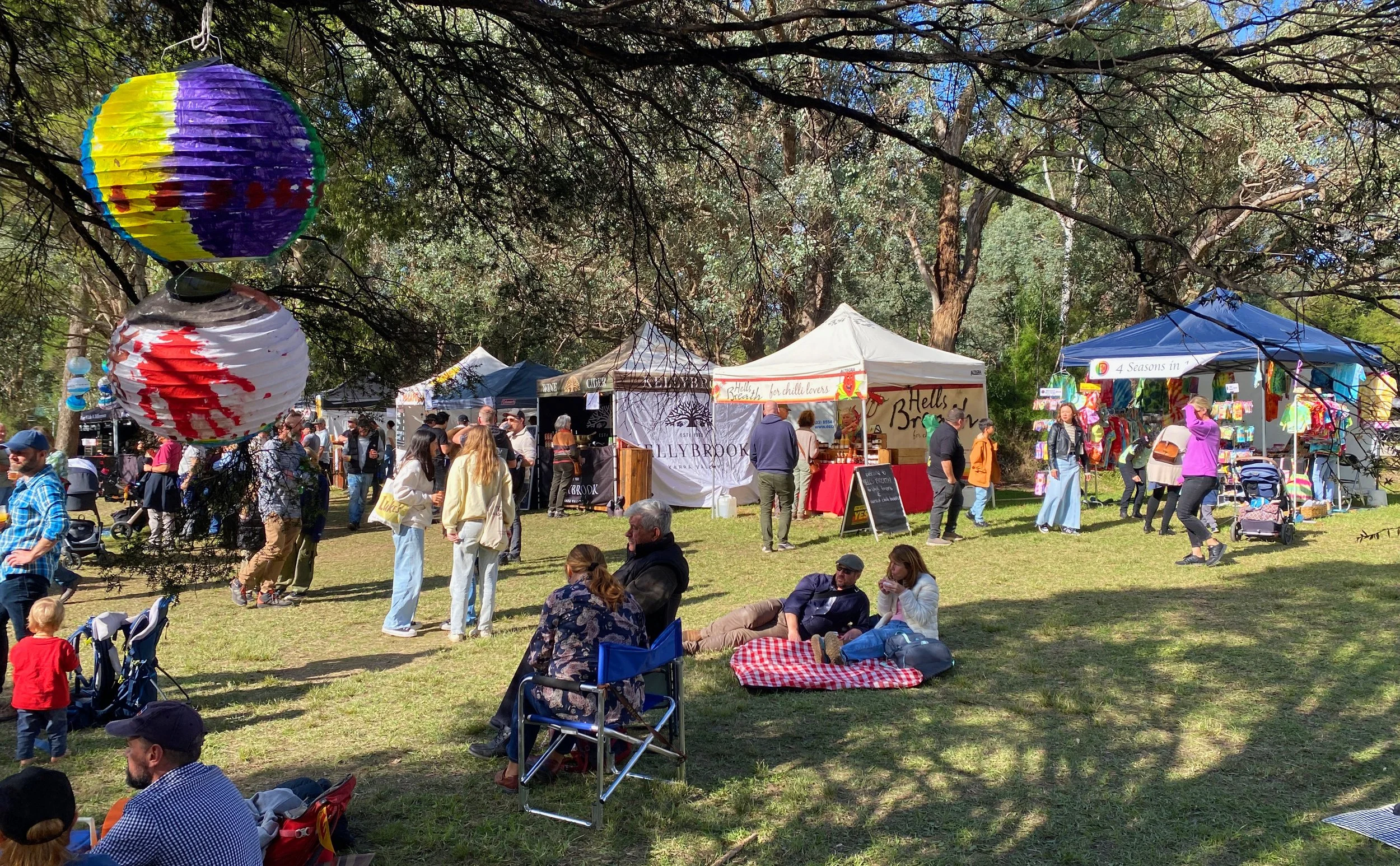 Market Stalls — Warrandyte Festival
