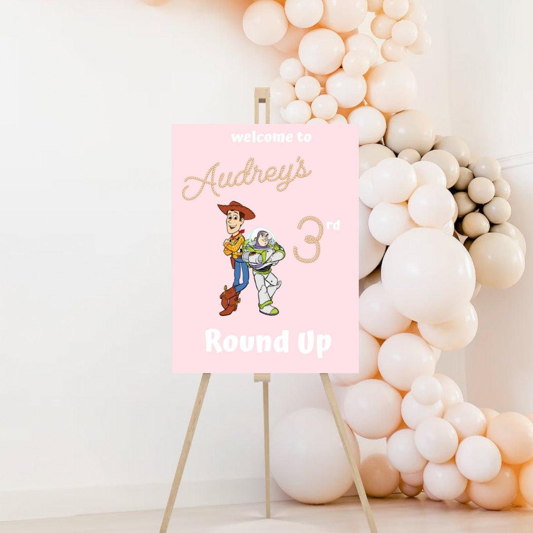 Girly Toy Story Birthday Party Invitation, You've Got A Friend In Me ...