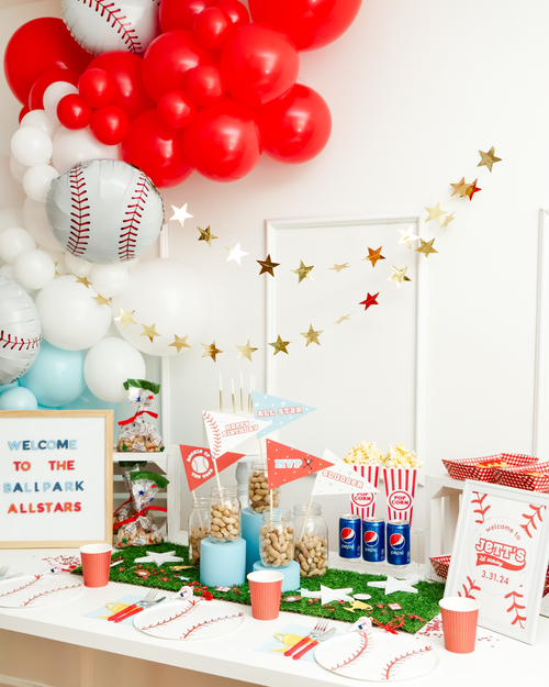 Rookie Year Baseball Theme Birthday Party — a party that pops