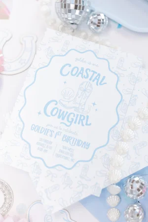 Coastal Cowgirl Birthday Party Inspiration: Where Western Meets the Sea ...