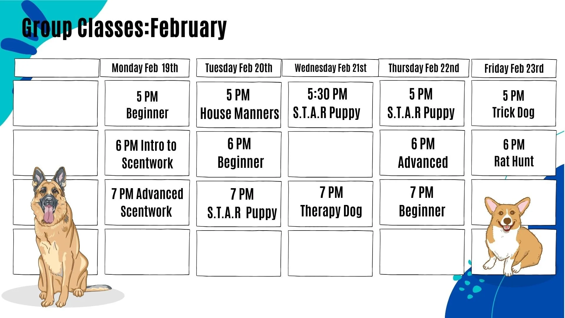 Group Classes taught by AKC Evaluators — Saragold Kennels - Magic Valley
