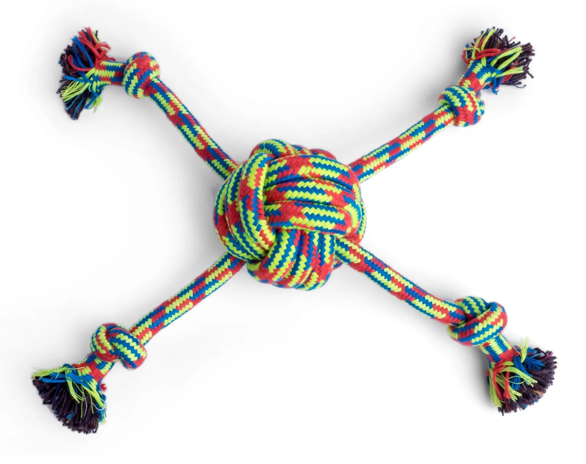 Petface Woven Quad Rope Ball — House of Bark | Pet shop | Newport ...