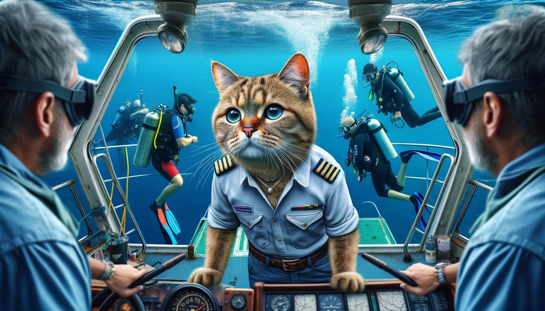 Captain Marina Pawsplash's Dive Quest: "Beneath the Blue" — The Roaming Cats