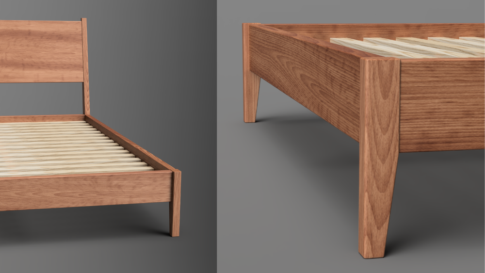 Cherry Bed Frame — Form Woodworking
