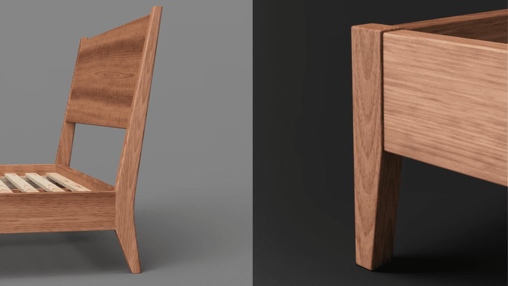 Cherry Bed Frame — Form Woodworking