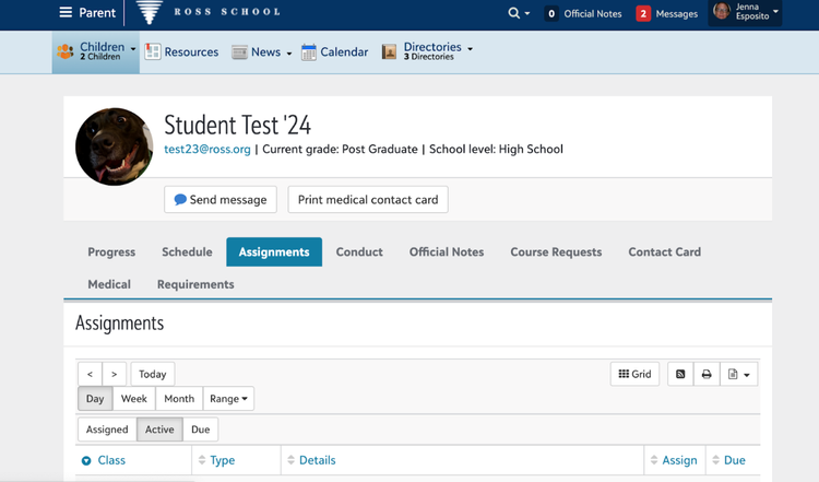 Blackbaud — Ross School