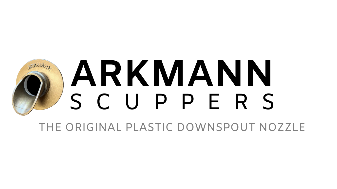 Arkmann Scuppers | The Original Plastic Downspout Nozzle