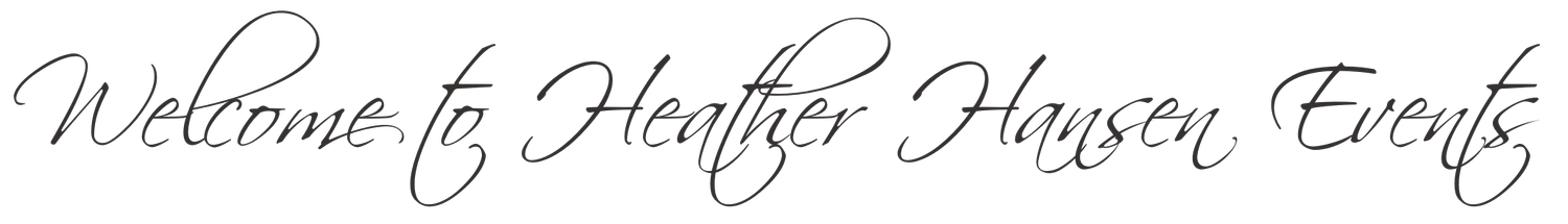 Heather Hansen Events - Wedding and Event Planner