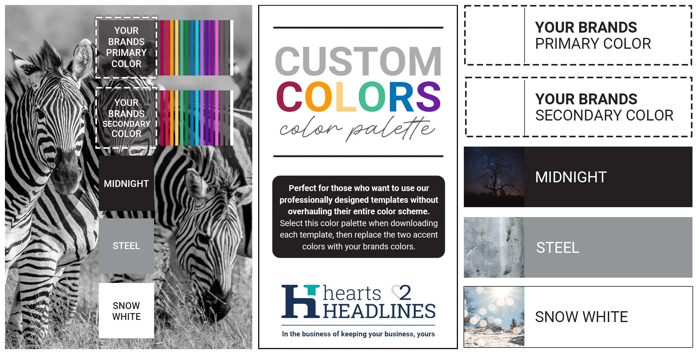Color Palettes — Hearts 2 Headlines | Long-term branding solutions