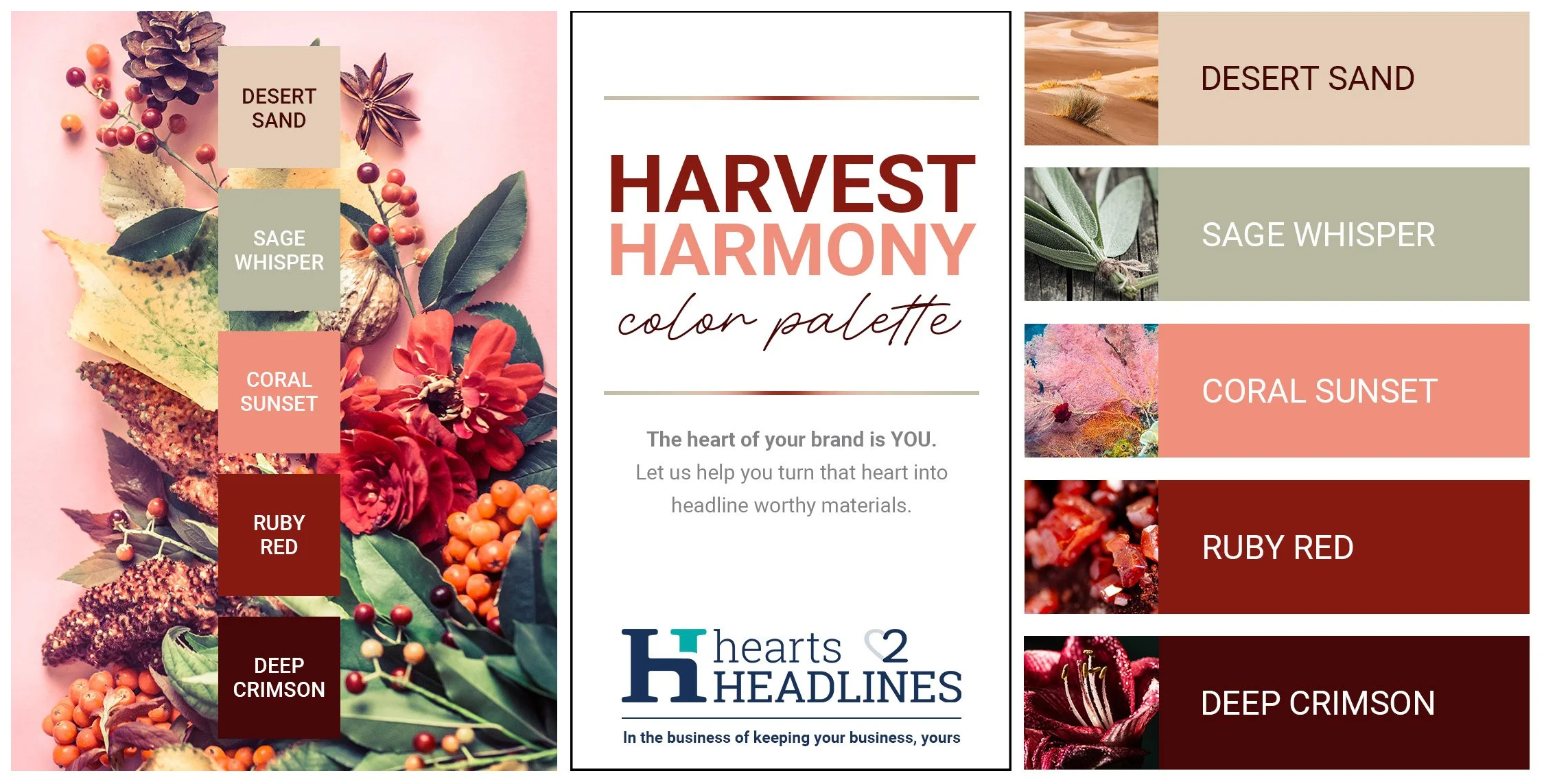 Color Palettes — Hearts 2 Headlines | Long-term branding solutions