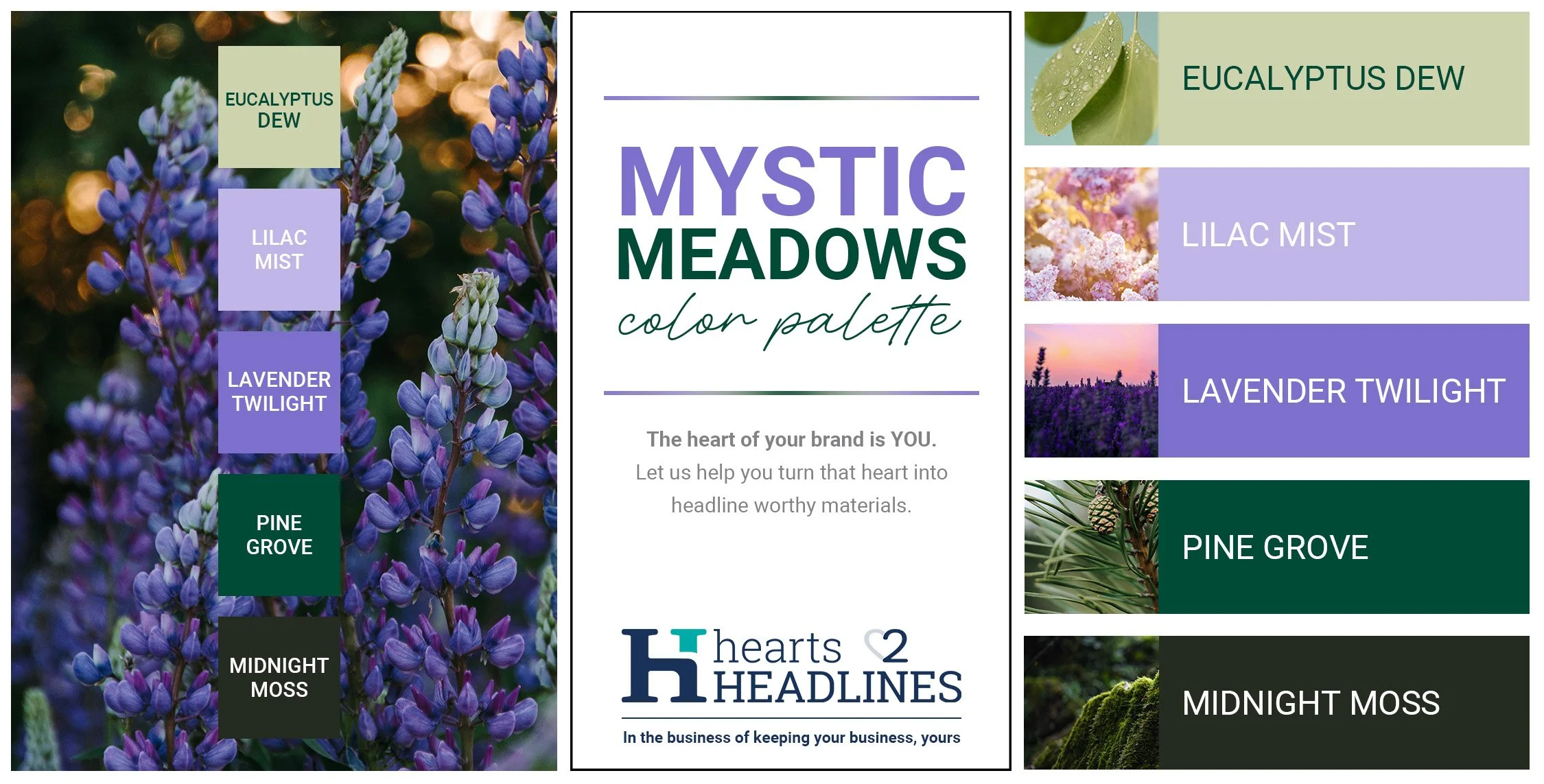 Color Palettes — Hearts 2 Headlines | Long-term branding solutions