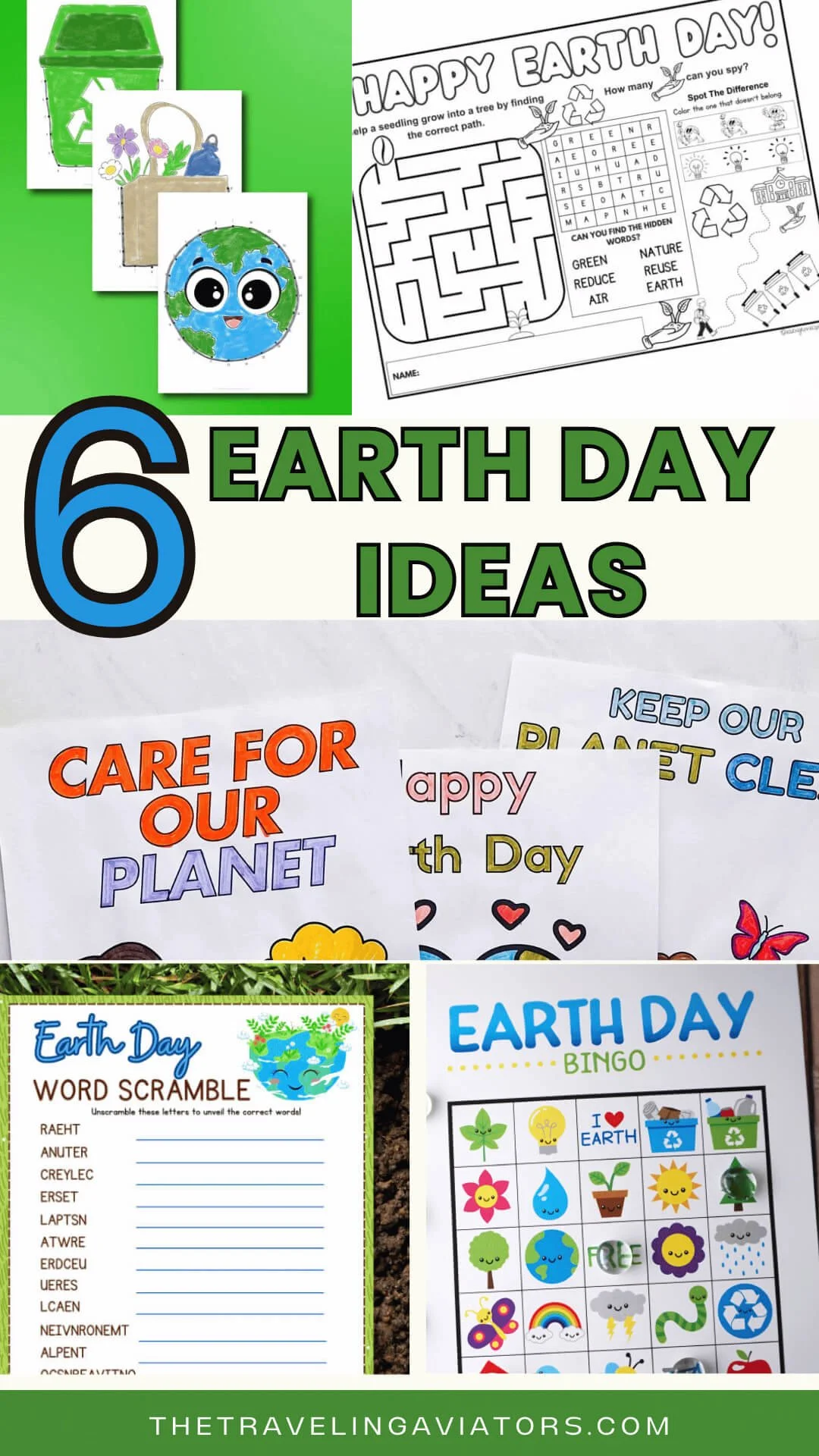 Creative and Fun Earth Day Activities for Kids | THE TRAVELING AVIATORS ...