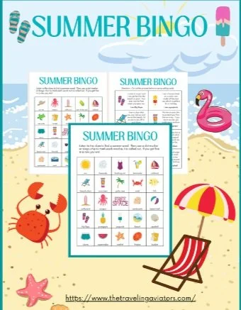 Free Printable Summer Bucket List and Bingo for Kids | THE TRAVELING ...