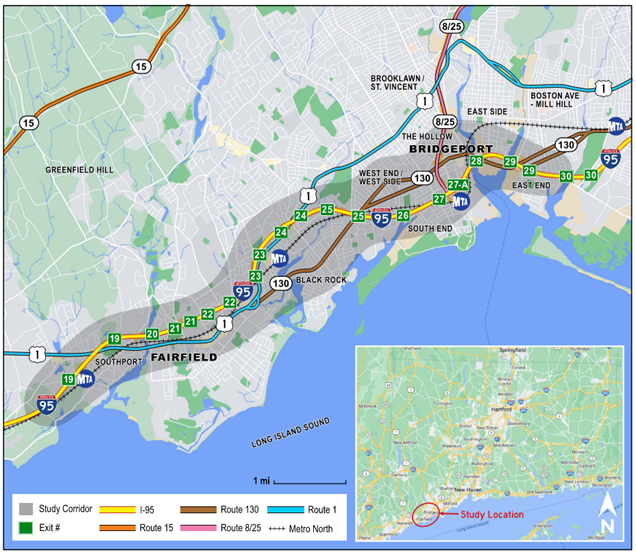 About — I-95 Fairfield - Bridgeport PEL