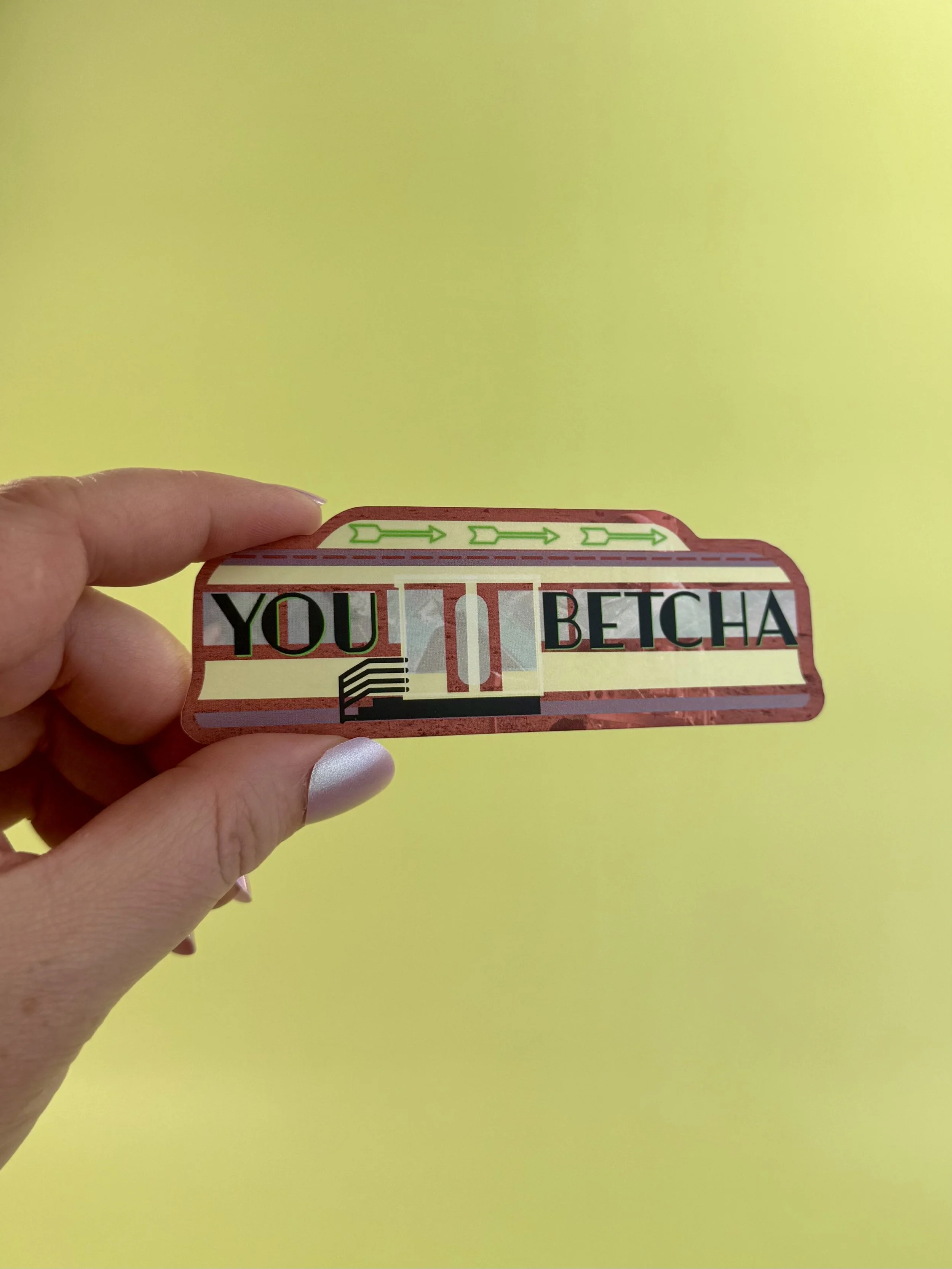 You Betcha Sticker — Kabouter Creative