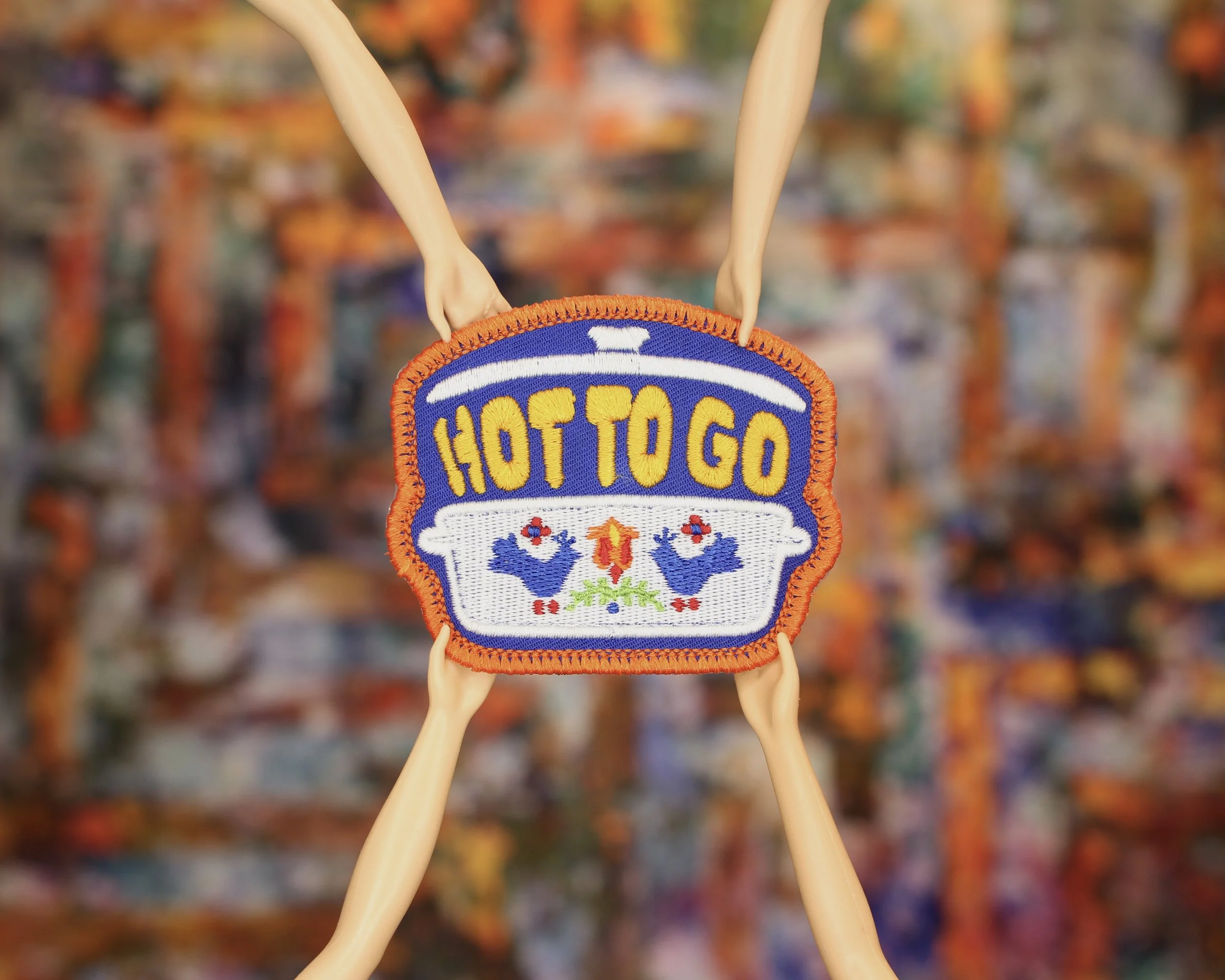 Hot (dish) To Go Patch — Kabouter Creative