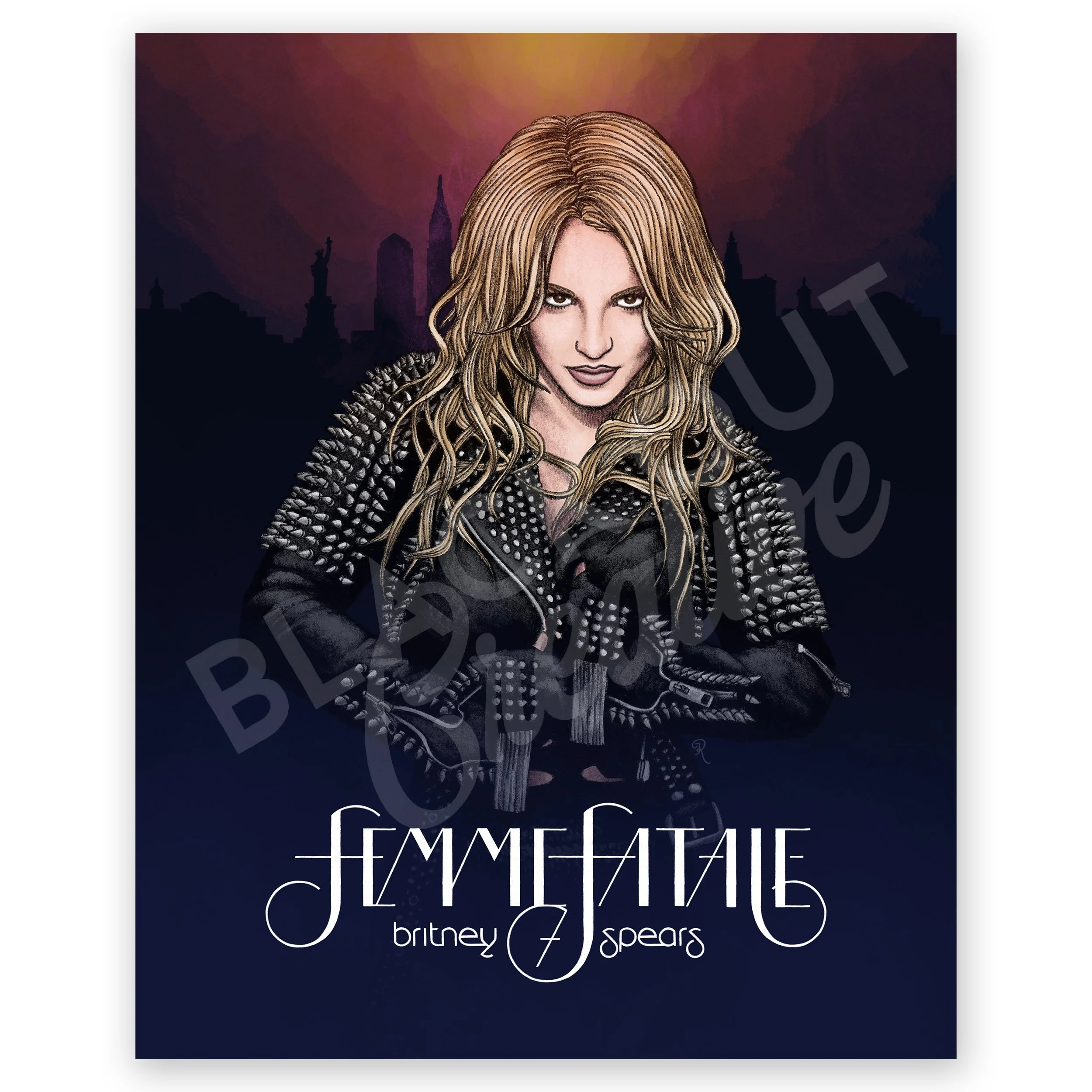 Britney Spears "Britney" Print — Blackout Creative