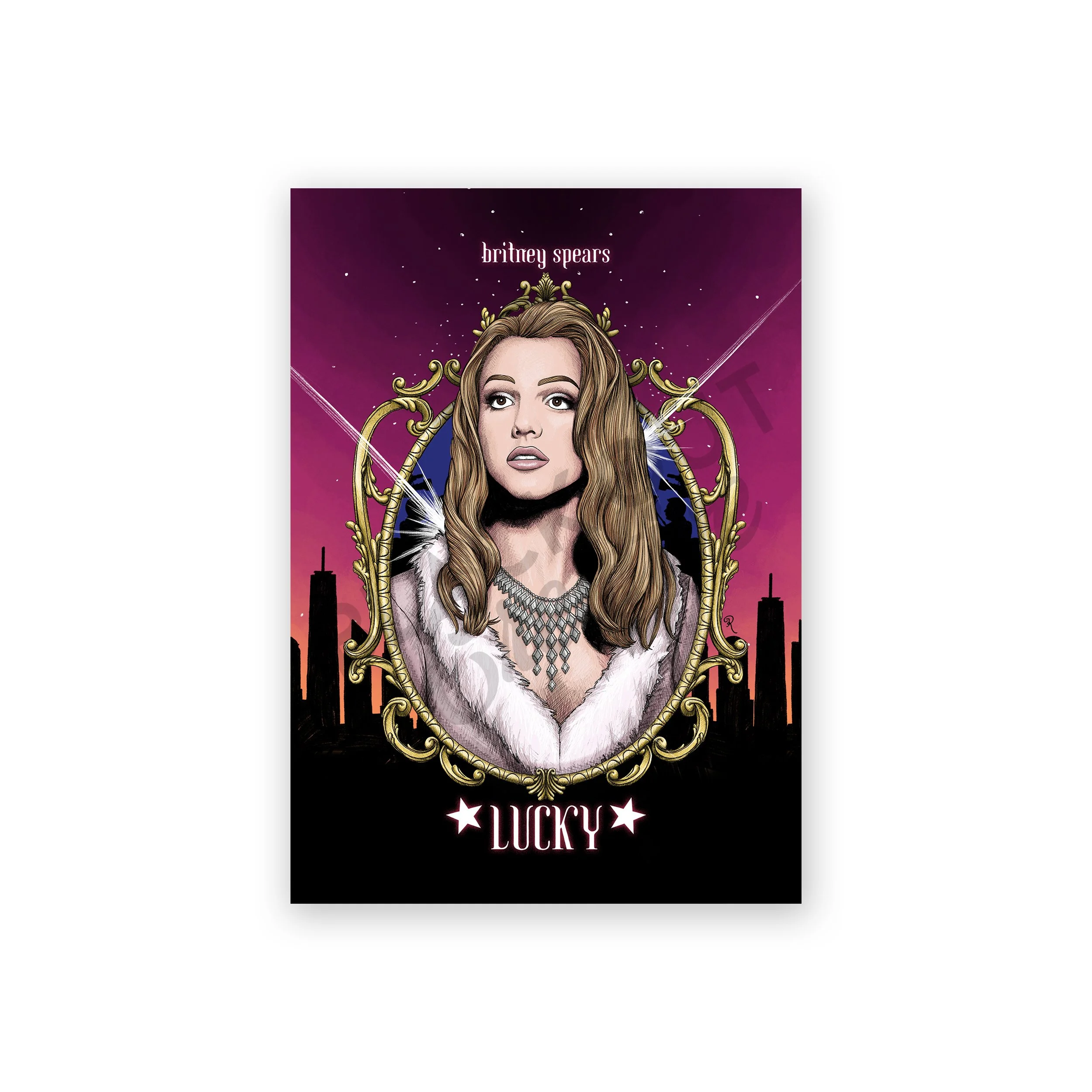 Britney Spears Knife Print — Blackout Creative