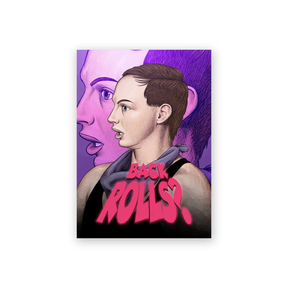Alyssa Edwards Back Rolls Alyssa Edwards Back Rolls Meme Greeting Card