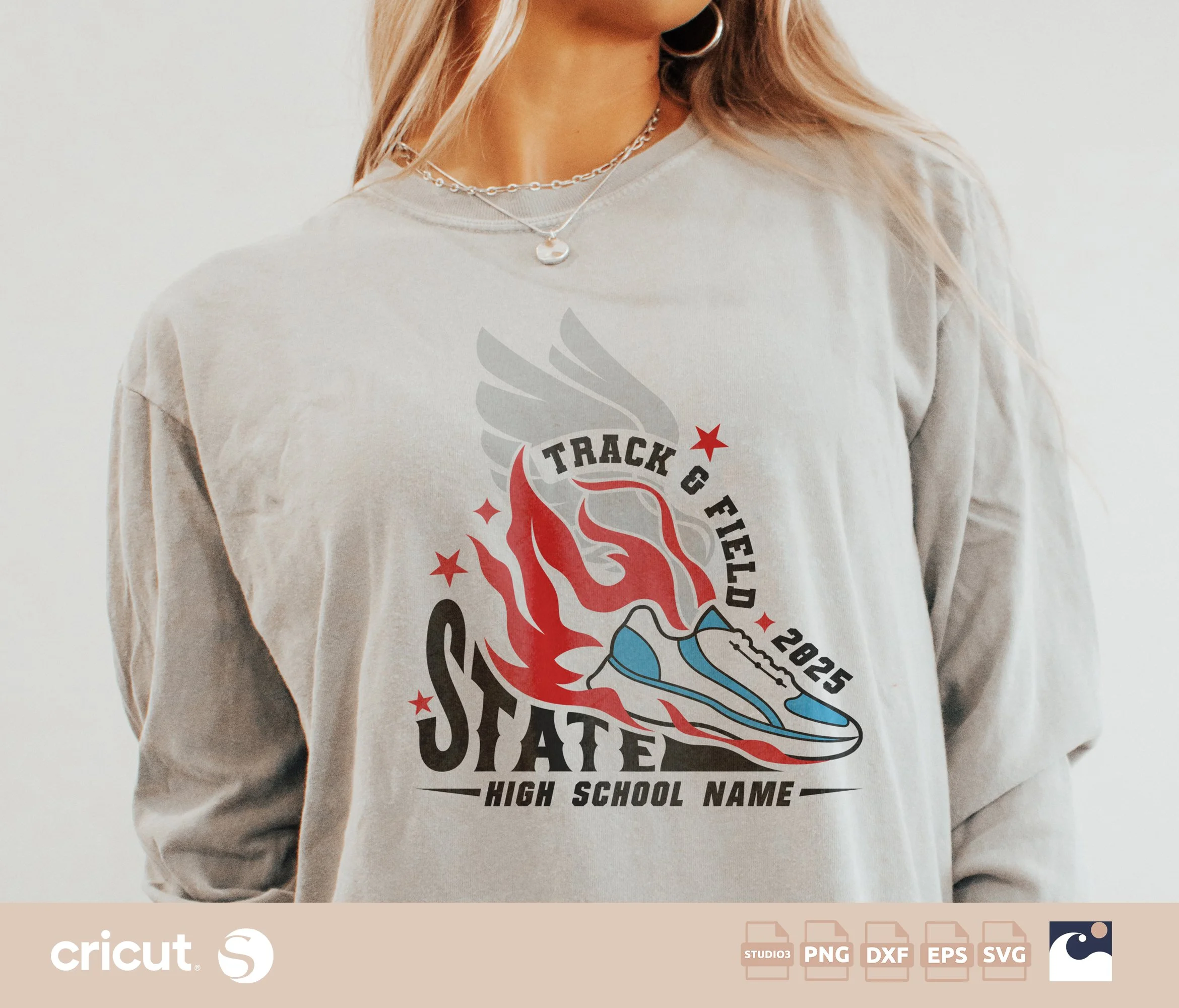 Lions Track and Field Team Logo svg — Cricut, Loklik & Silhouette ...