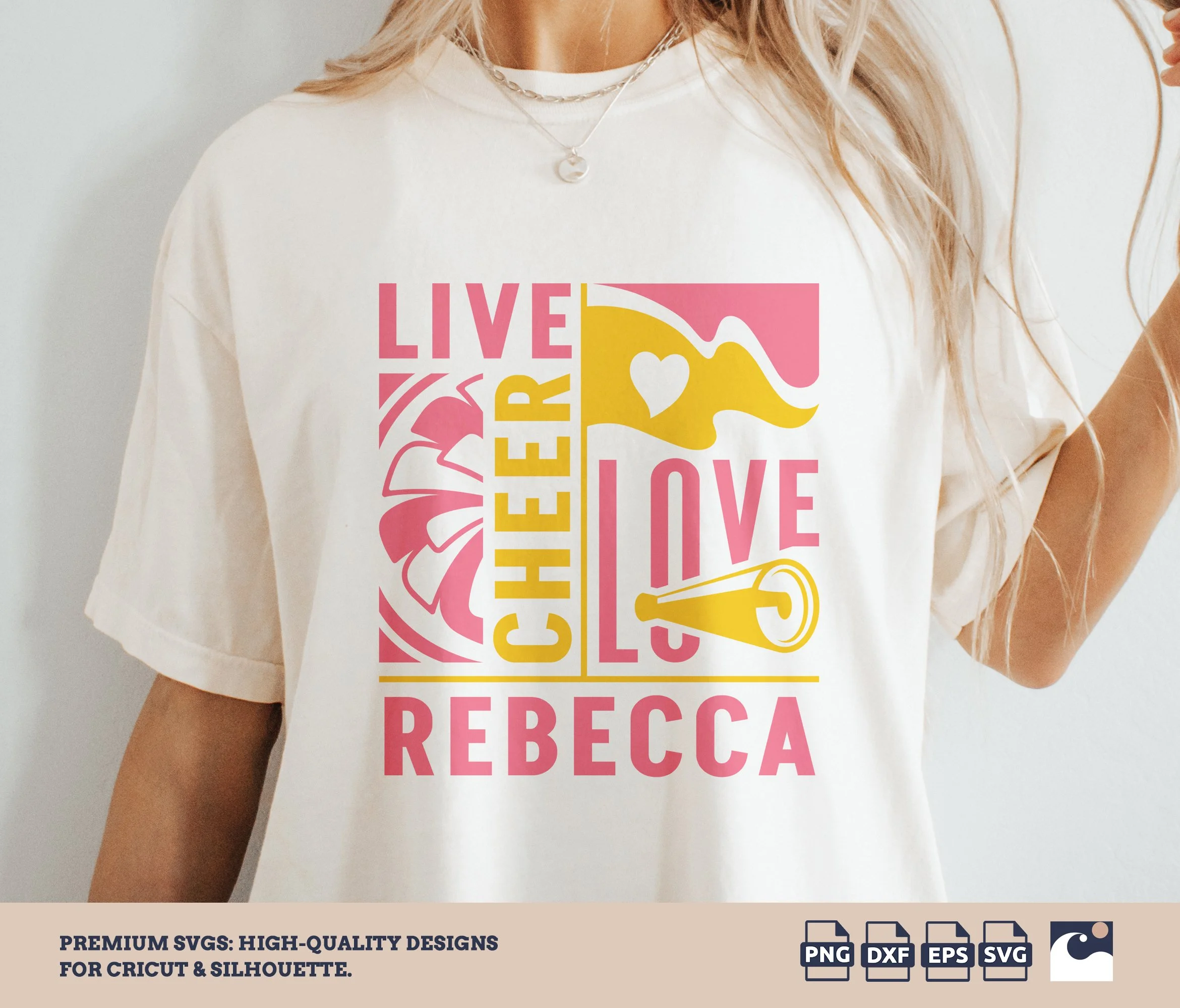 Cheer Team Template SVG PNG - Shirt Design for Cheerleaders & Moms ...