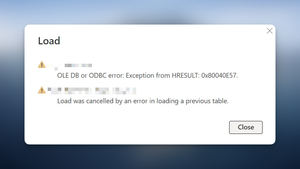 OLE DB or ODBC error: Exception from HRESULT: 0x80040E57 — Maxim Anatsko - An Introverted Manager