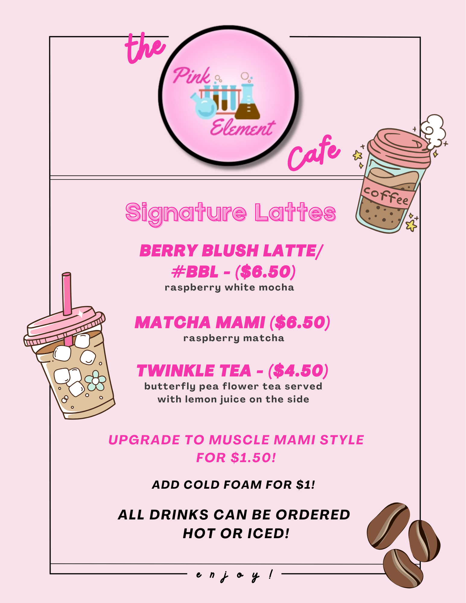 Pink Element Cafe — The Pink Lab