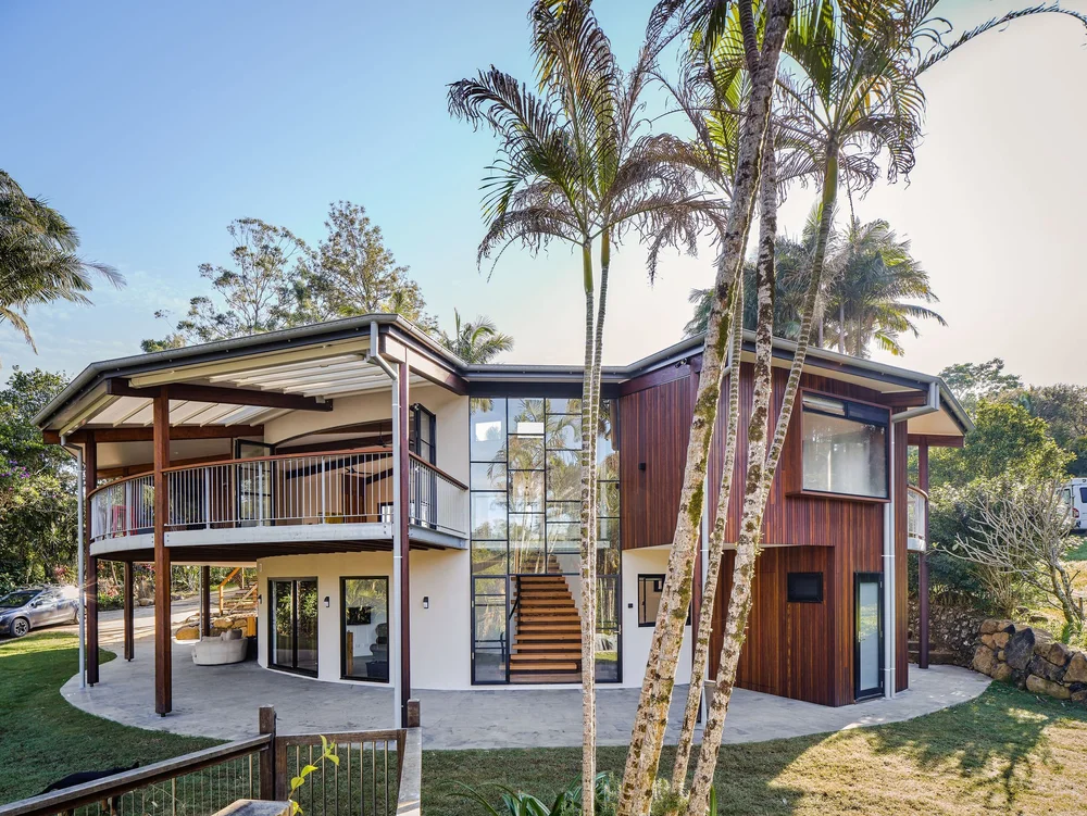 Radial House Possum Creek | Hempcrete Design | Balanced Earth ...
