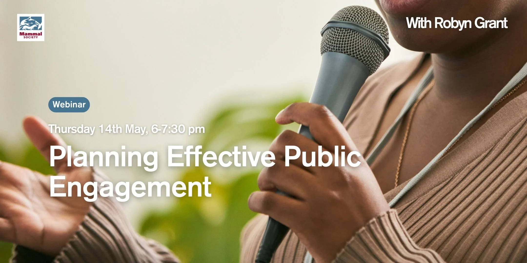Planning Effective Public Engagement (online) — Mammal Society