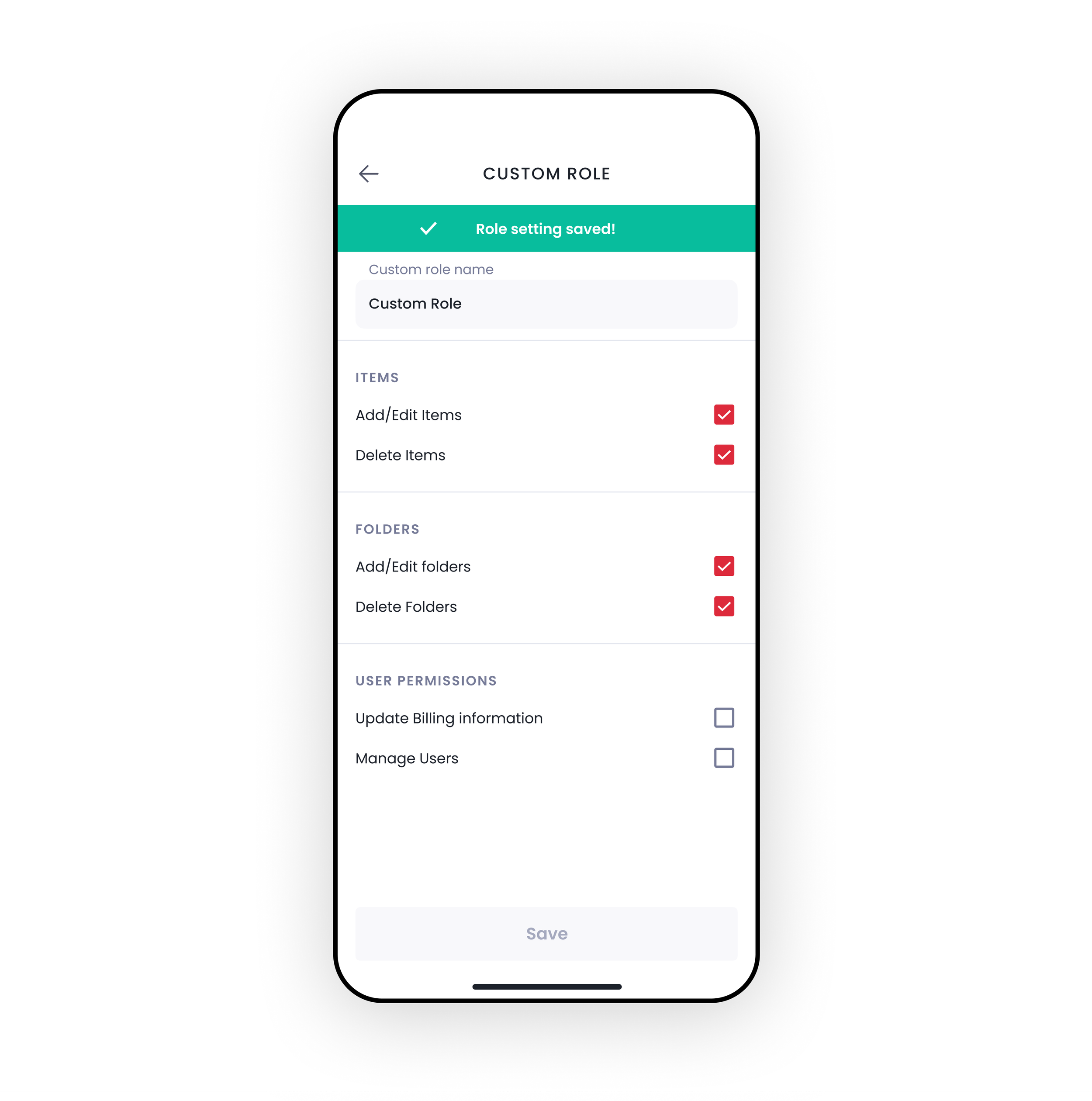 Mobile And Web Role Permission — Daniels Portfolio