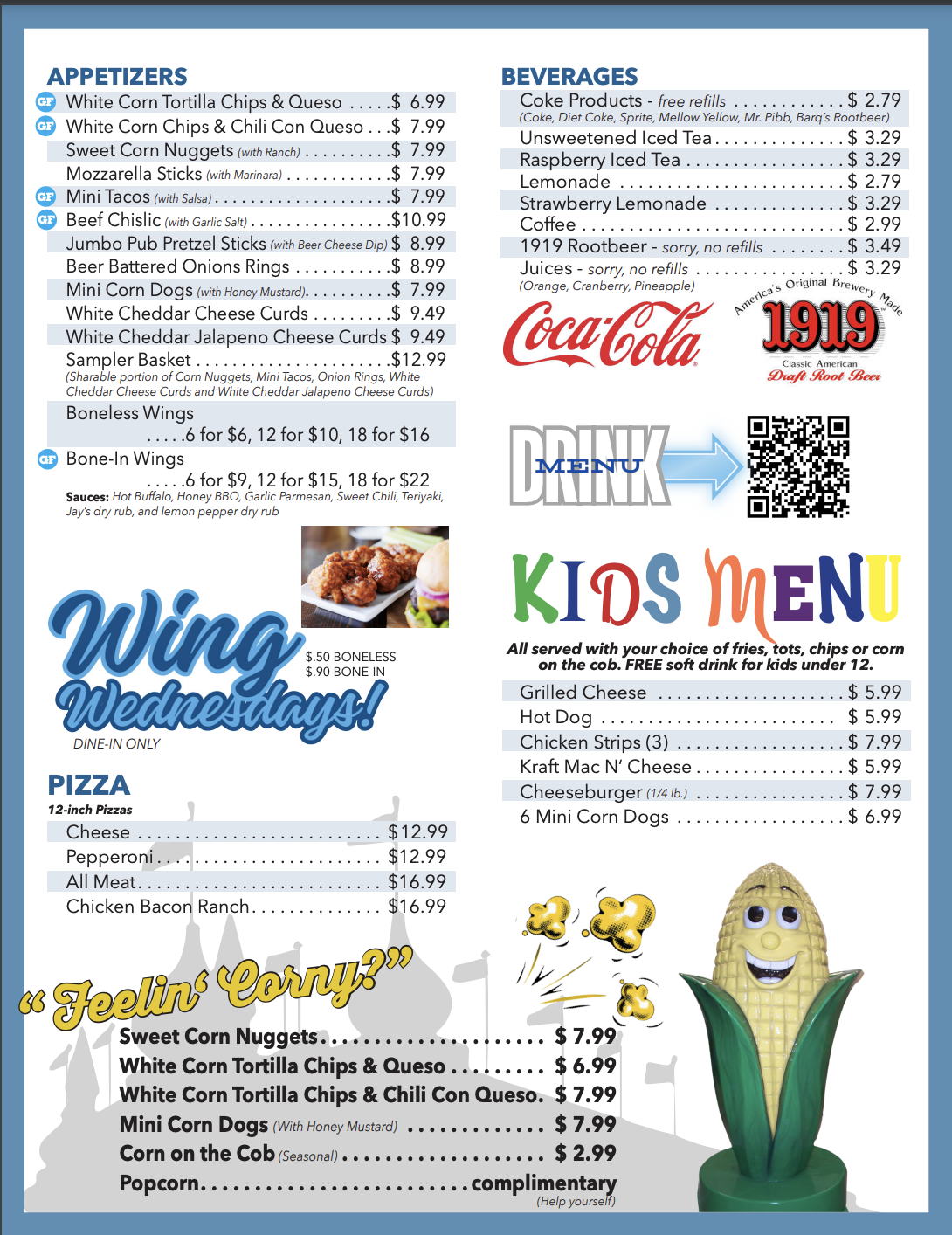 Menu — Bradley's Pub & Grille