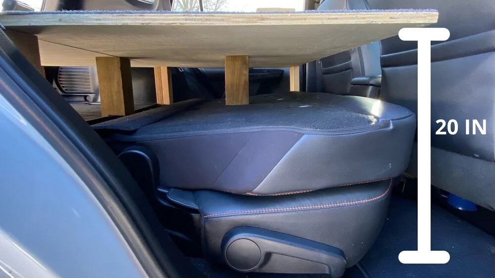DIY SUV Bed Platform for Less Than $60 That Sleeps 2 People