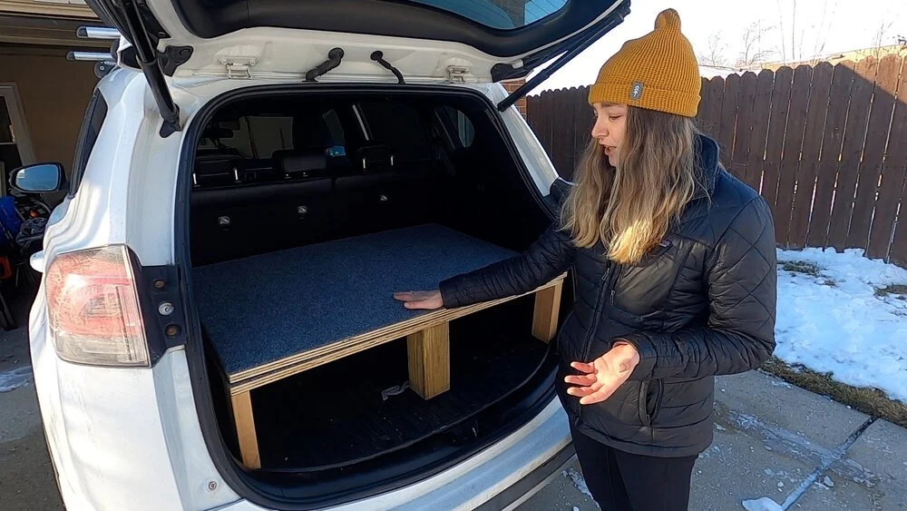 DIY SUV Bed Platform for Less Than $60 That Sleeps 2 People