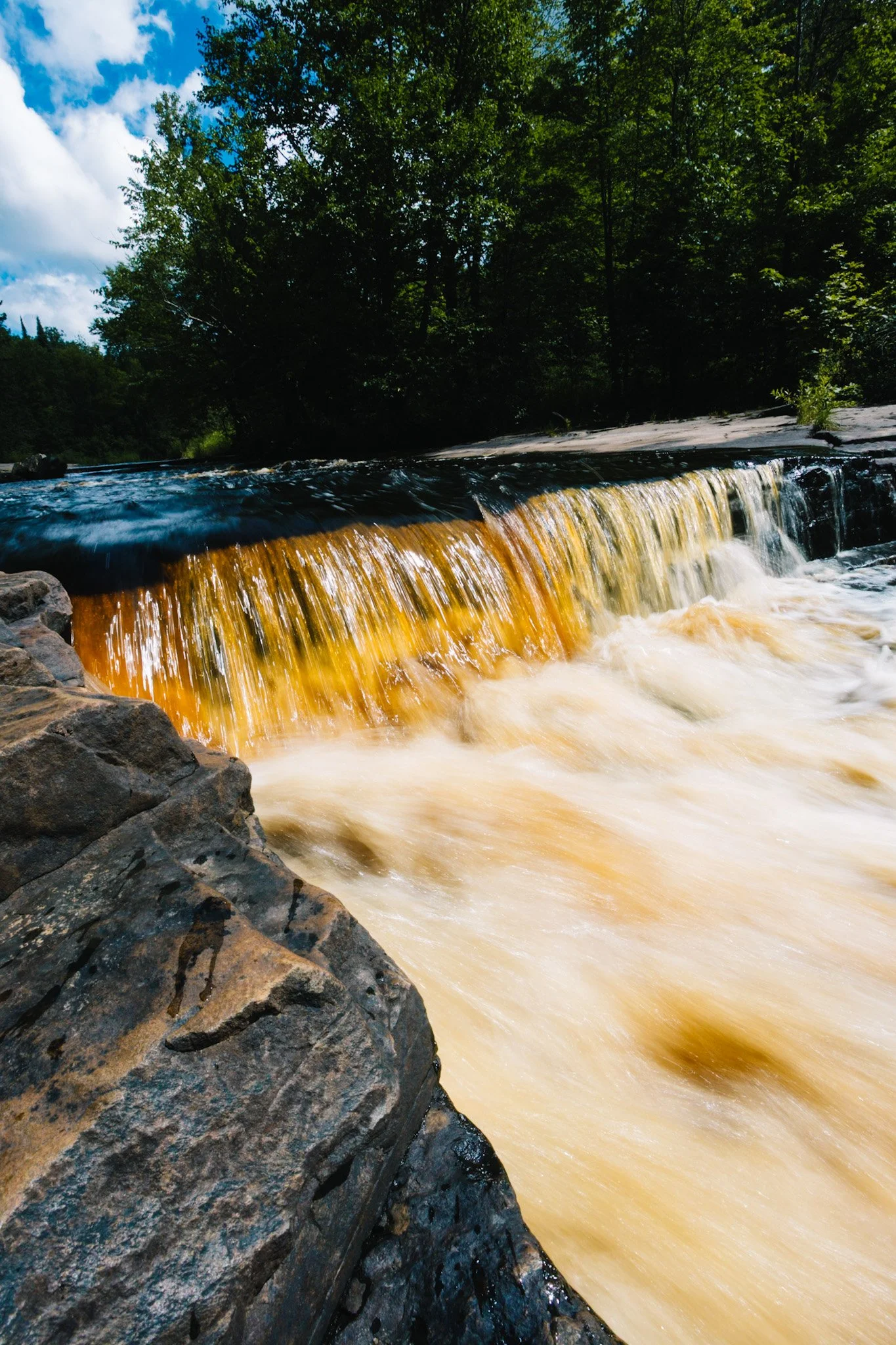 Canyon Falls Roadside Park: One of Michigan’s Best Waterfall Stops