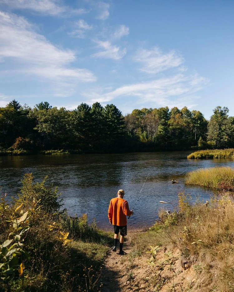 Camping On The AuSable River - Michigan Van Life