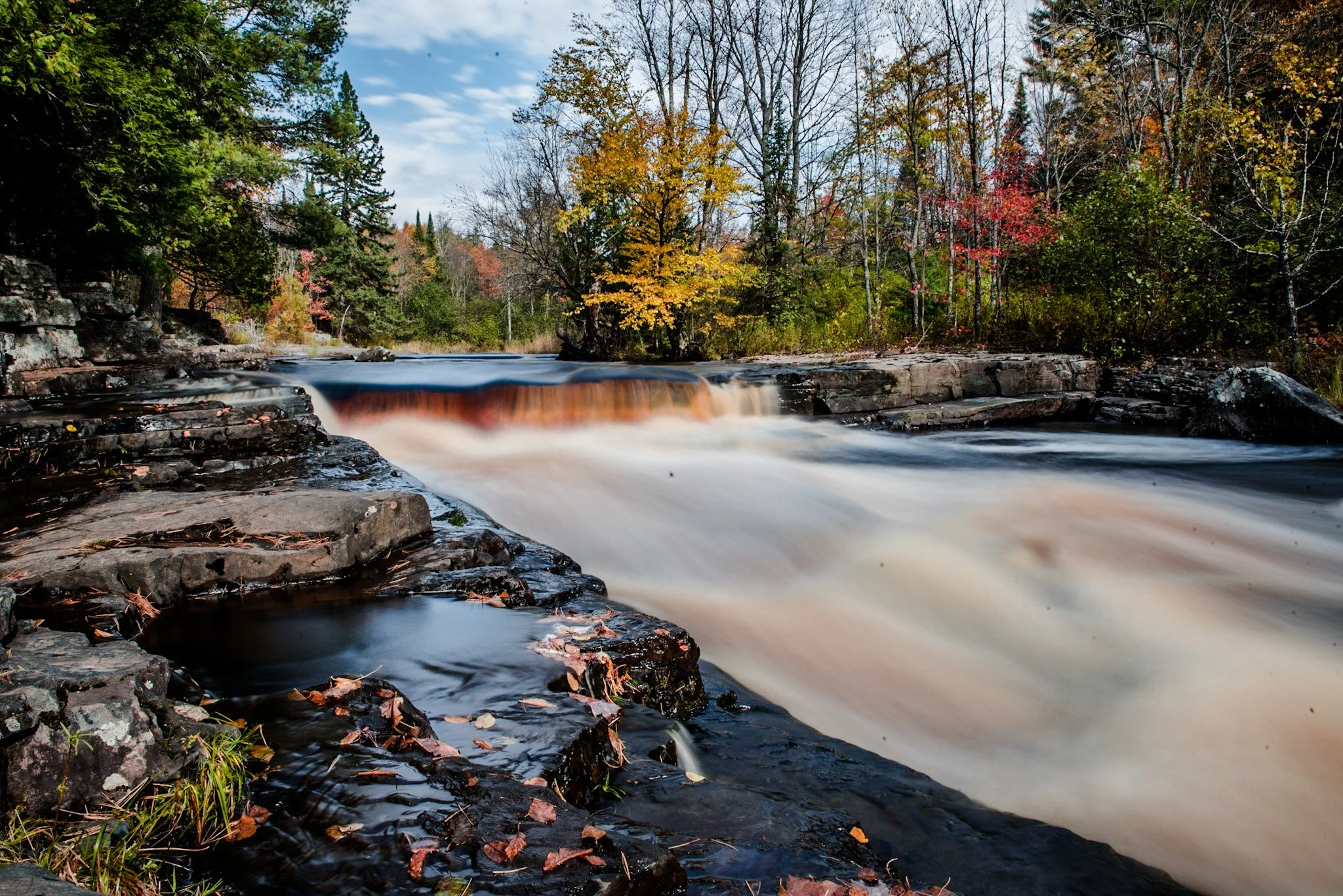 Canyon Falls Roadside Park: One of Michigan’s Best Waterfall Stops