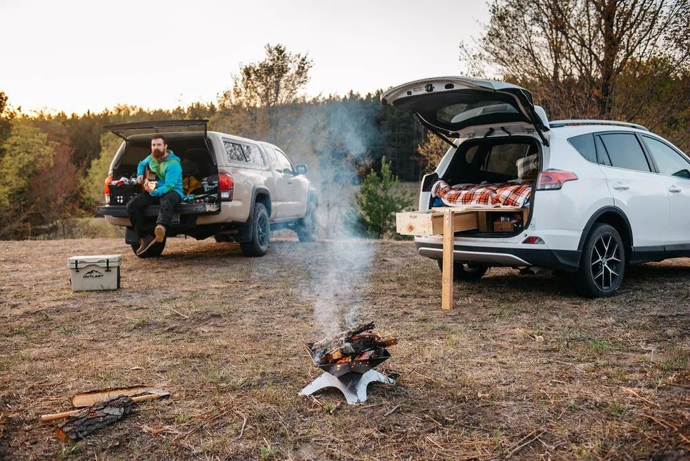 SUV Camping In The Manistee National Forest | Dispersed Camping