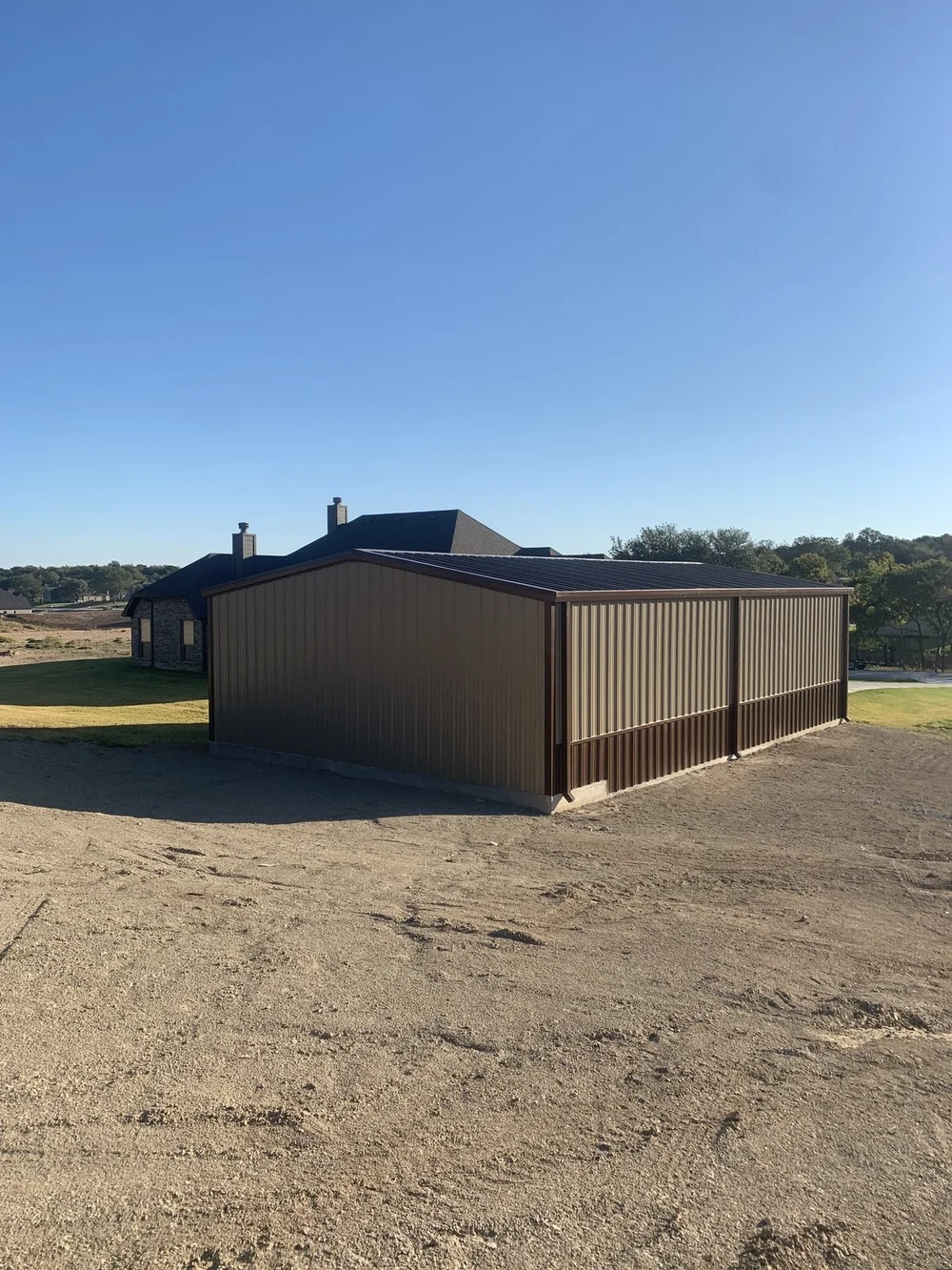 Weatherford Metal Building — KL Concrete and Construction