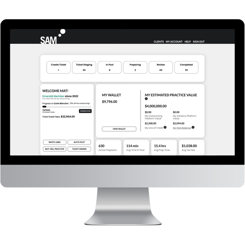 Tax Return Outsourcing & Business Advisory | SAM Technology