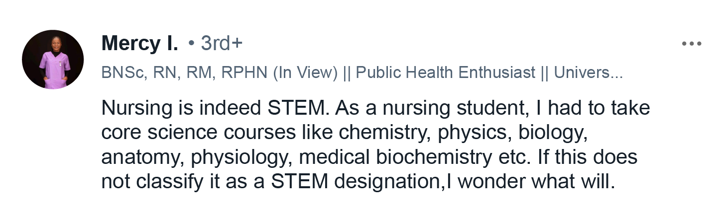 Nursing Is STEM