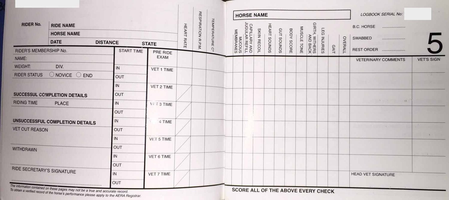 Horse Logbooks — WAERA