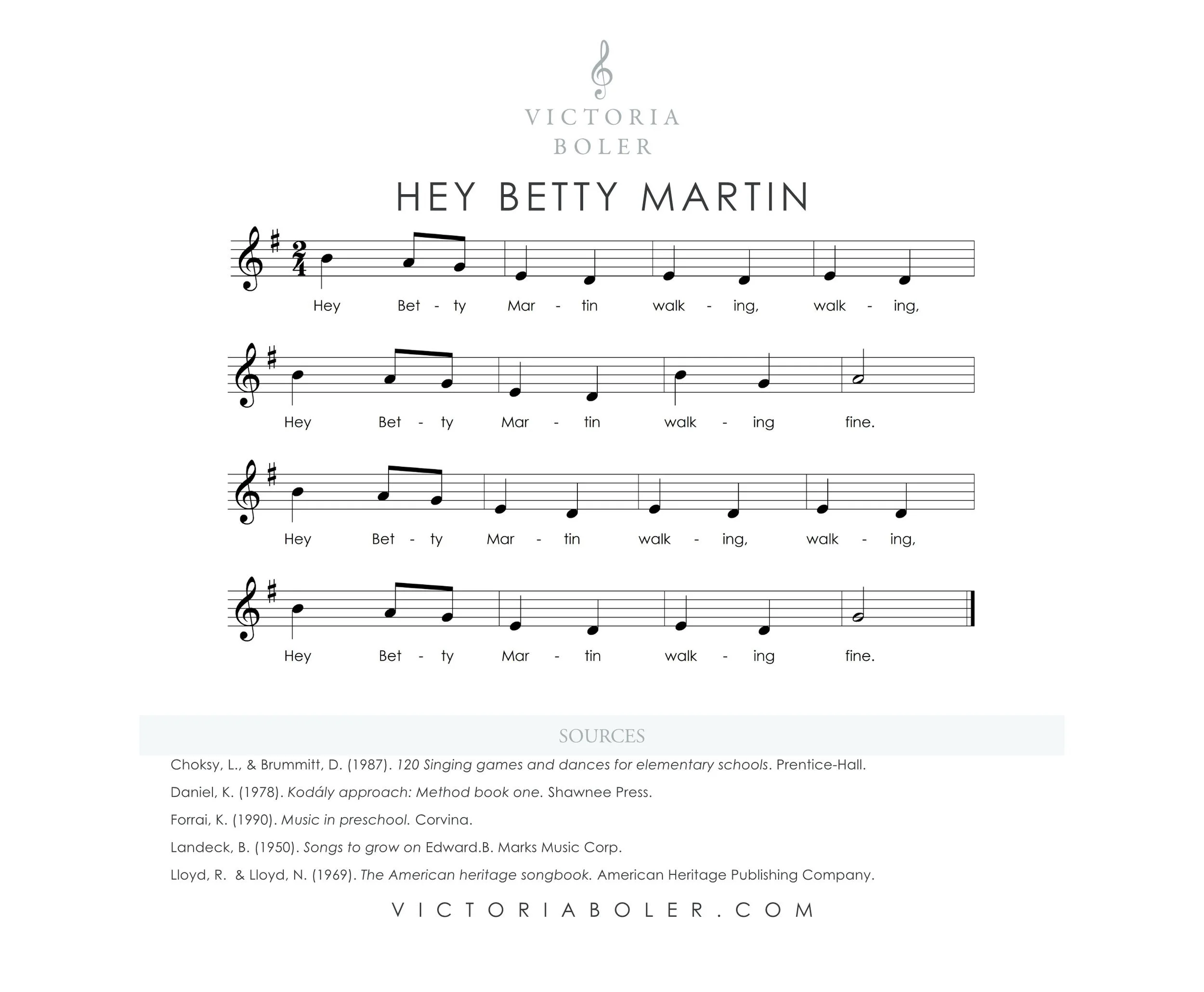 Opening and Closing Songs for Lower Elementary General Music — Victoria ...