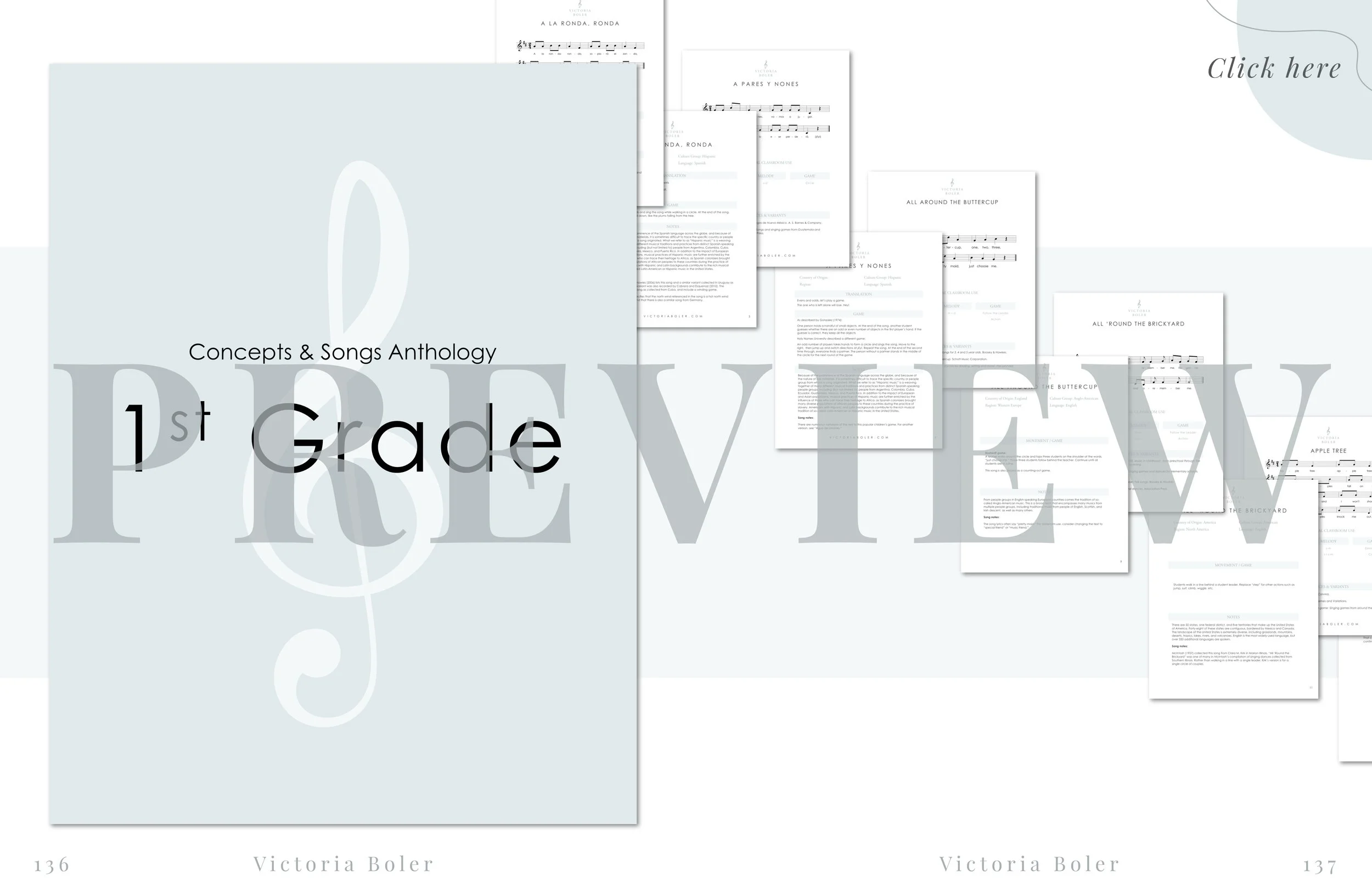 1st Grade Music Curriculum — Victoria Boler