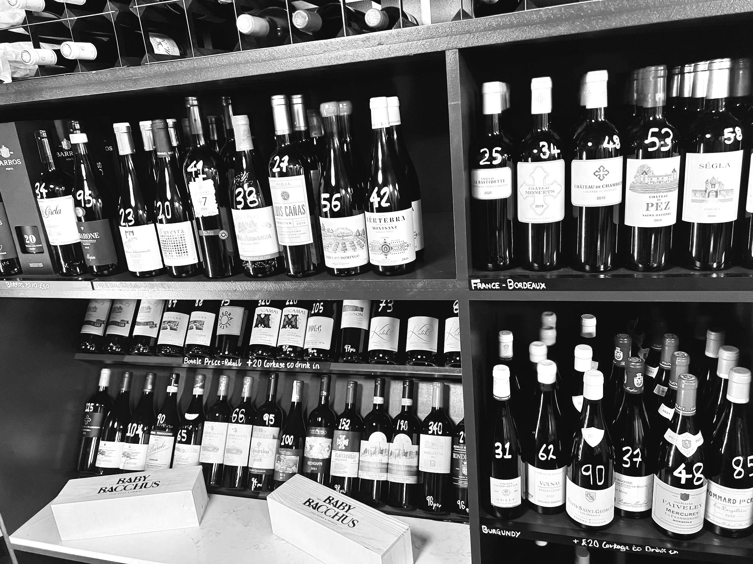 Baby Bacchus | London Wine Bar, Bottle Shop & Tasting Space