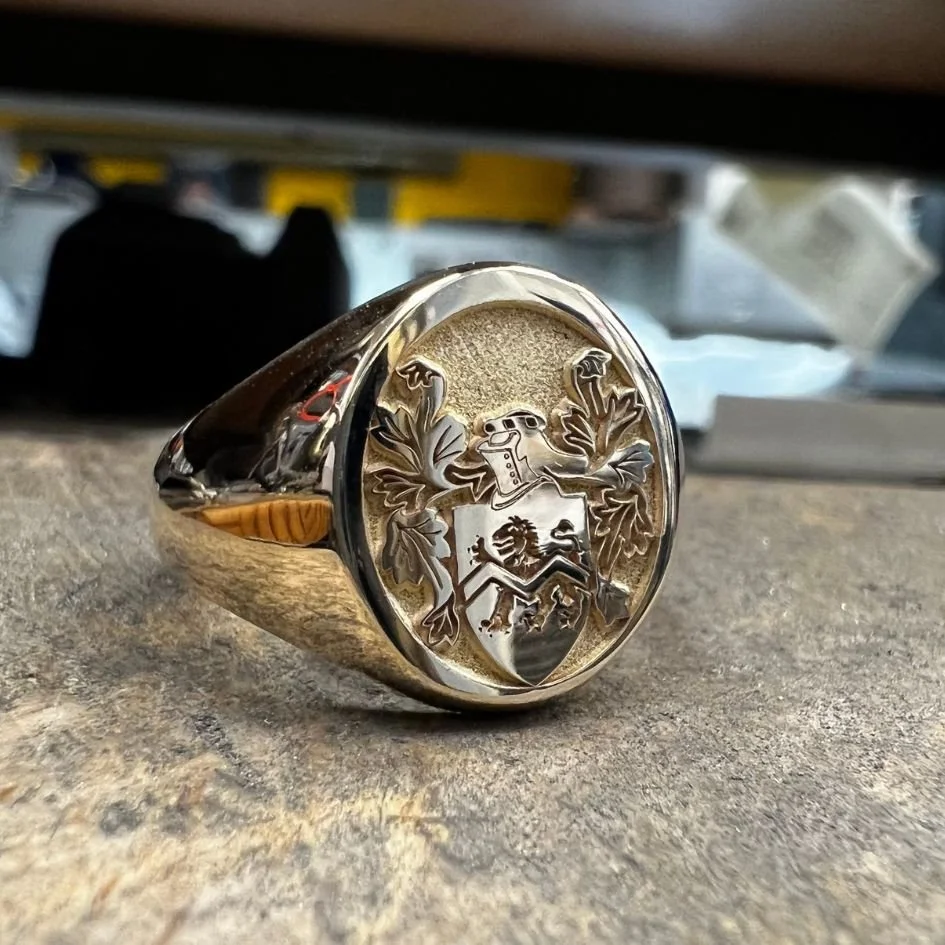 Explore The Different Signet Ring Engraving Options — Laser Engraving ...