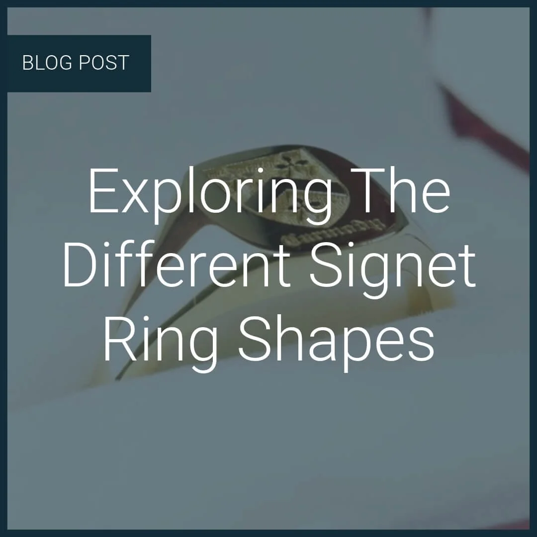 Handcrafted Signet Rings | Hatton Garden, London | Laser Engraving Service