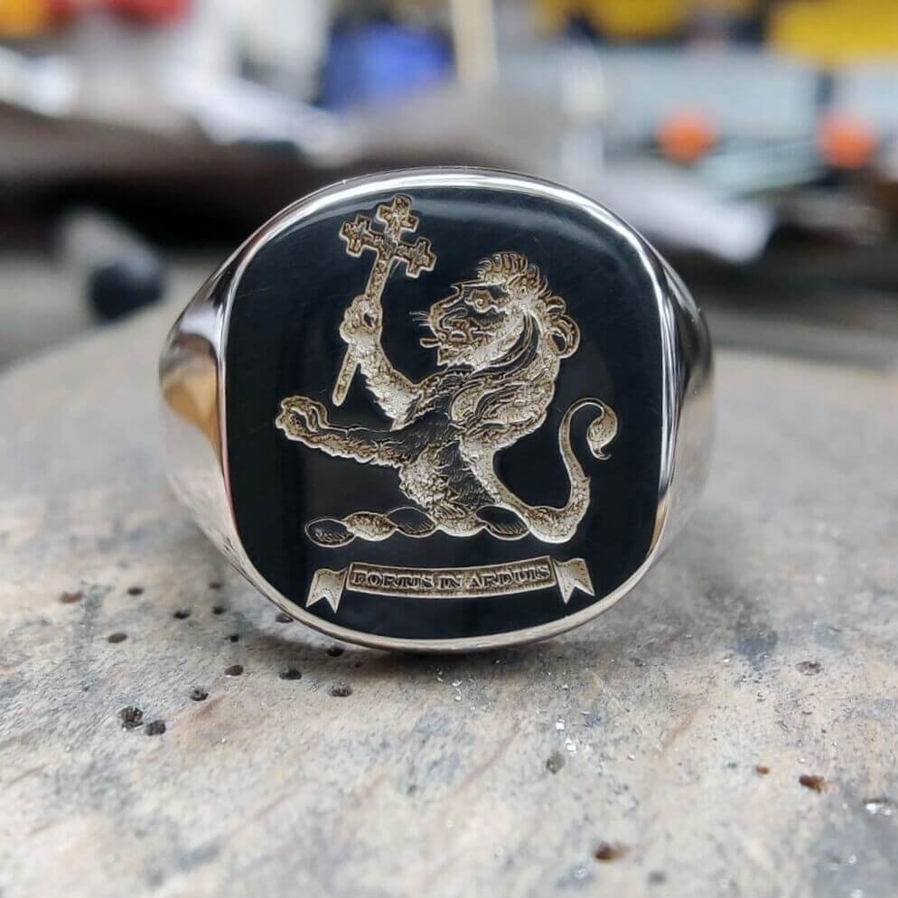 Explore The Different Signet Ring Engraving Options — Laser Engraving ...