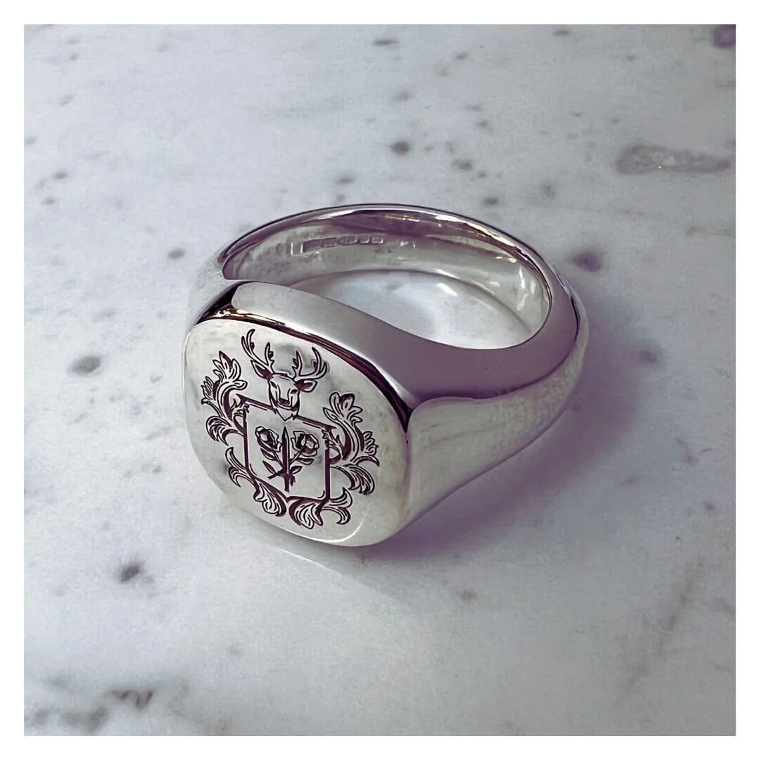 Explore The Different Signet Ring Engraving Options — Laser Engraving ...